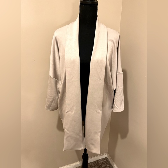 P. Cill | Jackets & Coats | P Cill Scuba Model Oversized Cardiganduster ...